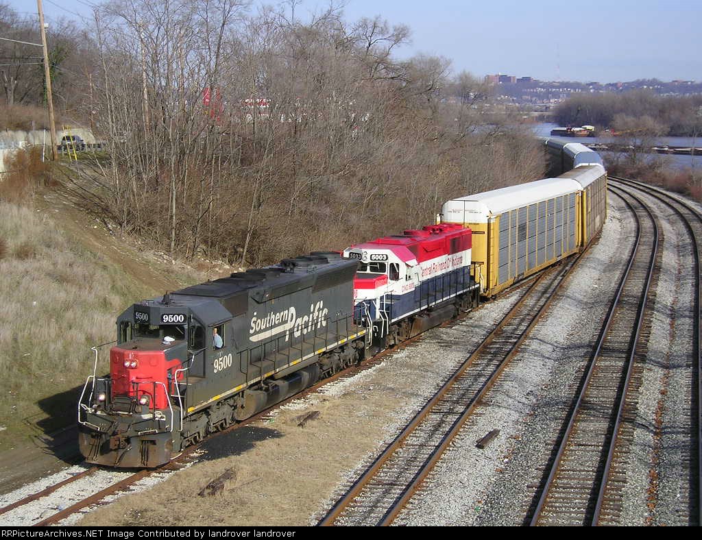 IORY 9500 Westbound With Mty A / R To The Honda Plant
